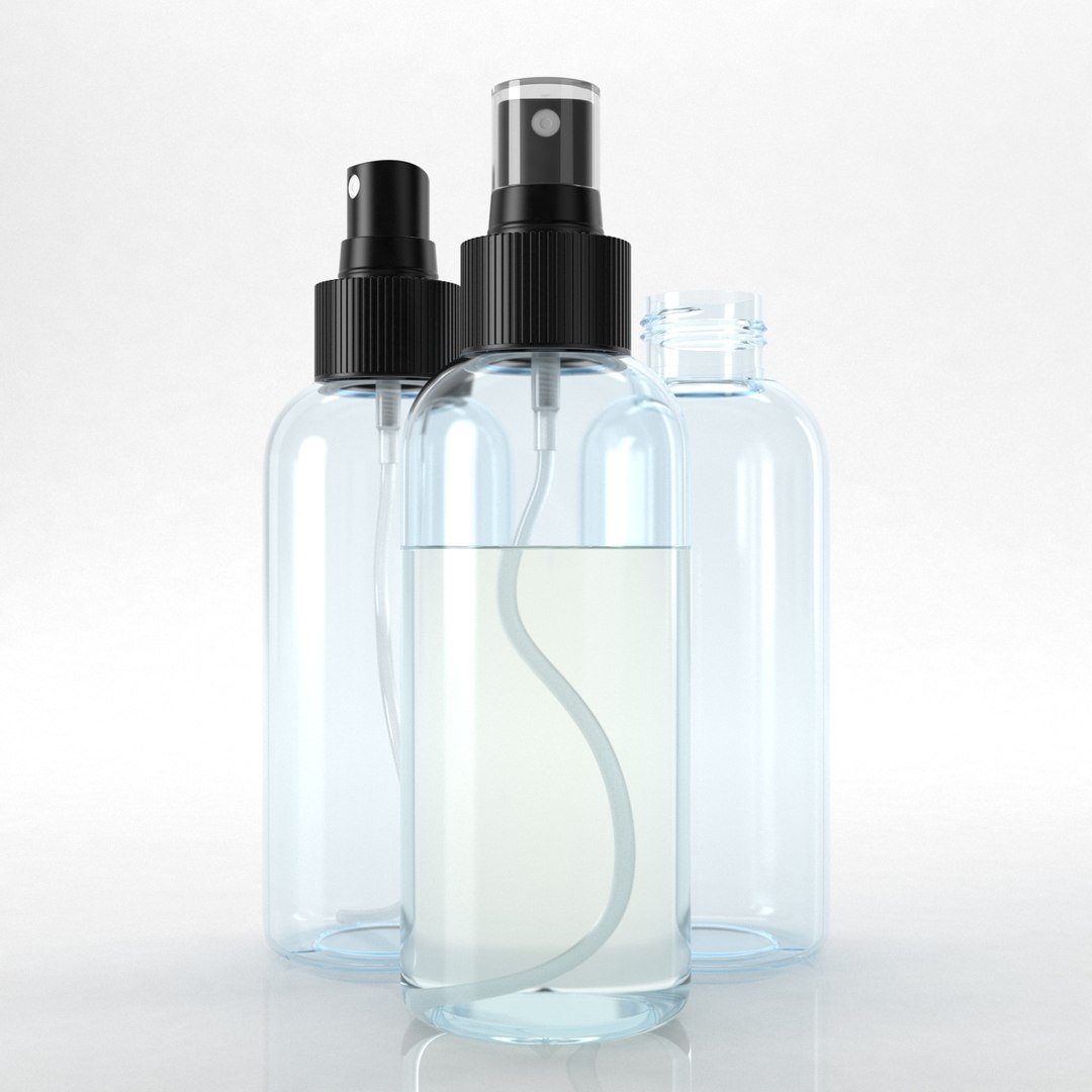 Bottle 150ml Spray 3D Model - TurboSquid 1279329