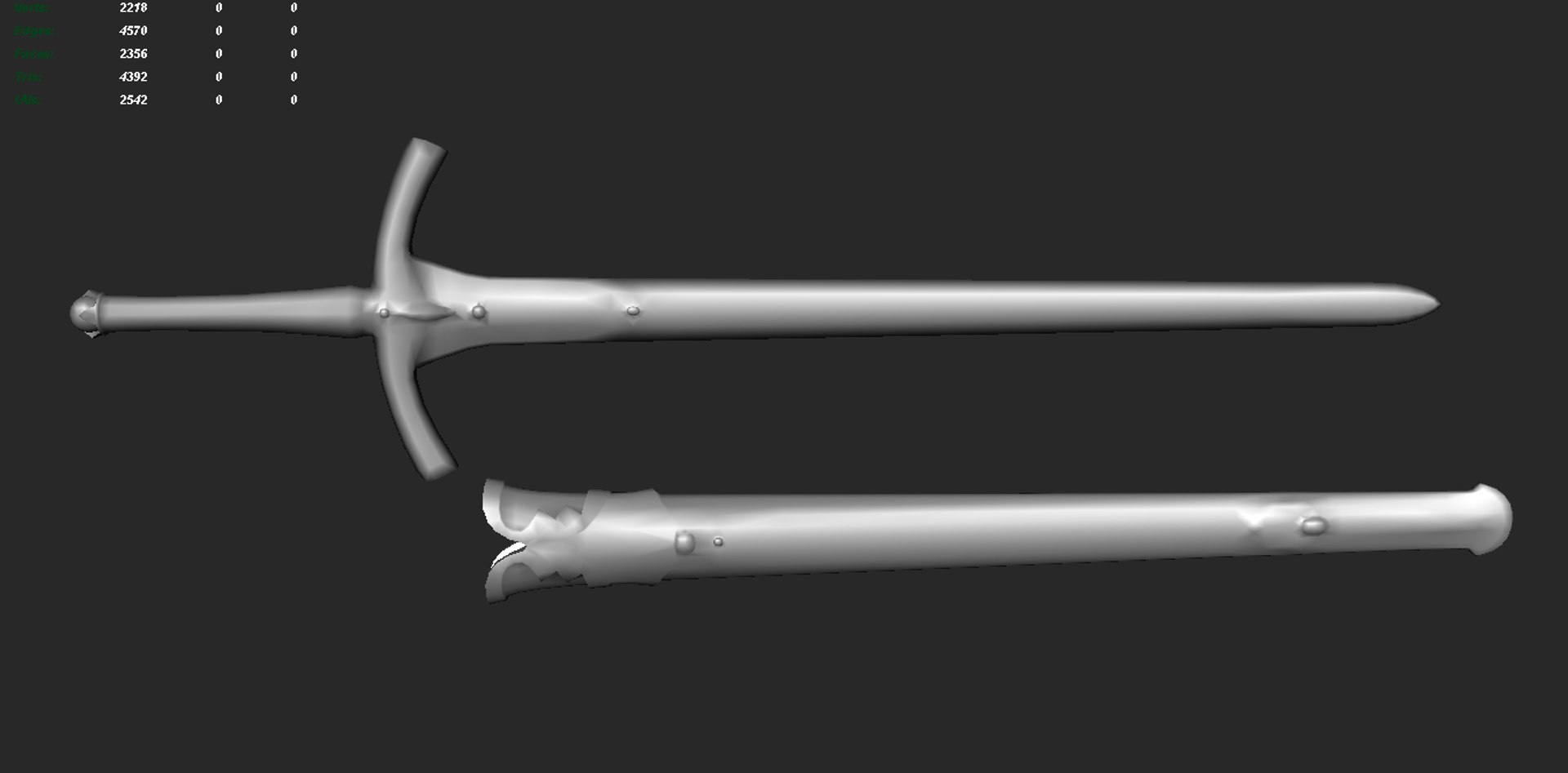 Free Sword Sheath Series Fate 3d Model