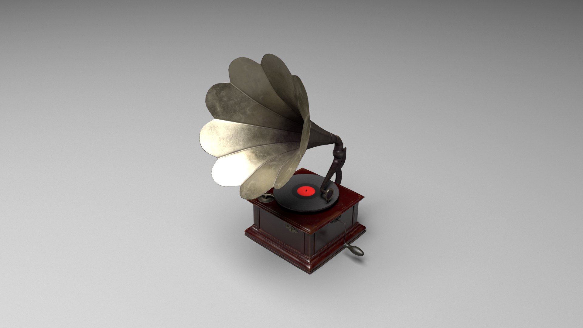 Phonograph 3D Model - TurboSquid 2128105