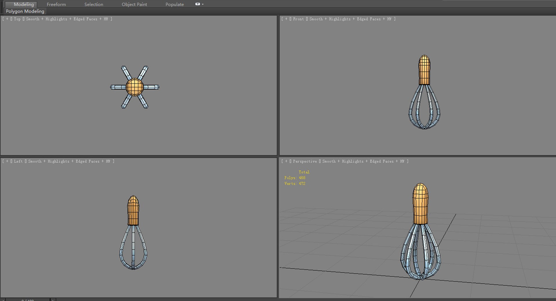 3D Cartoon Egg Beater - TurboSquid 1930172