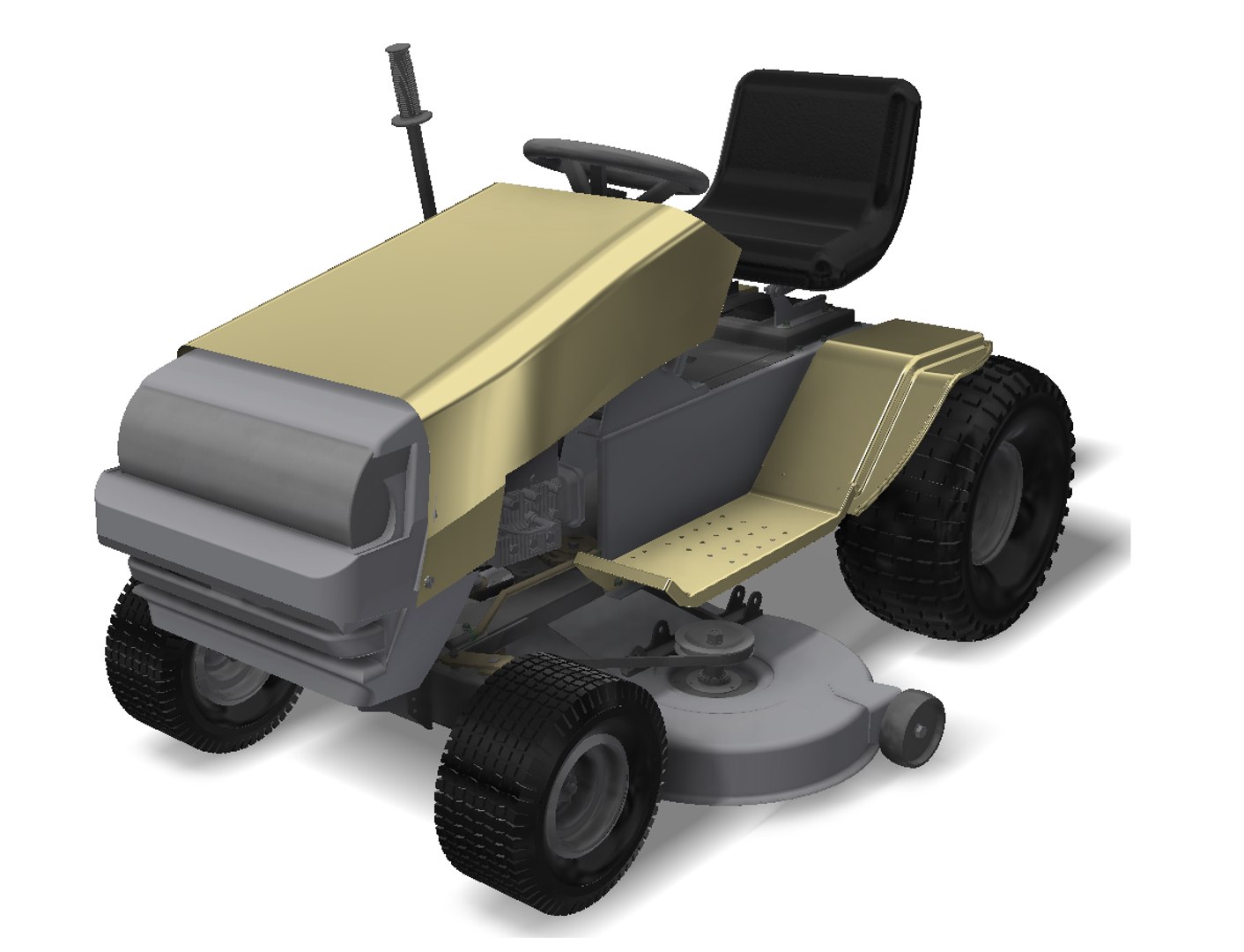 3D Riding Lawn Mower Model | 1142263 | TurboSquid