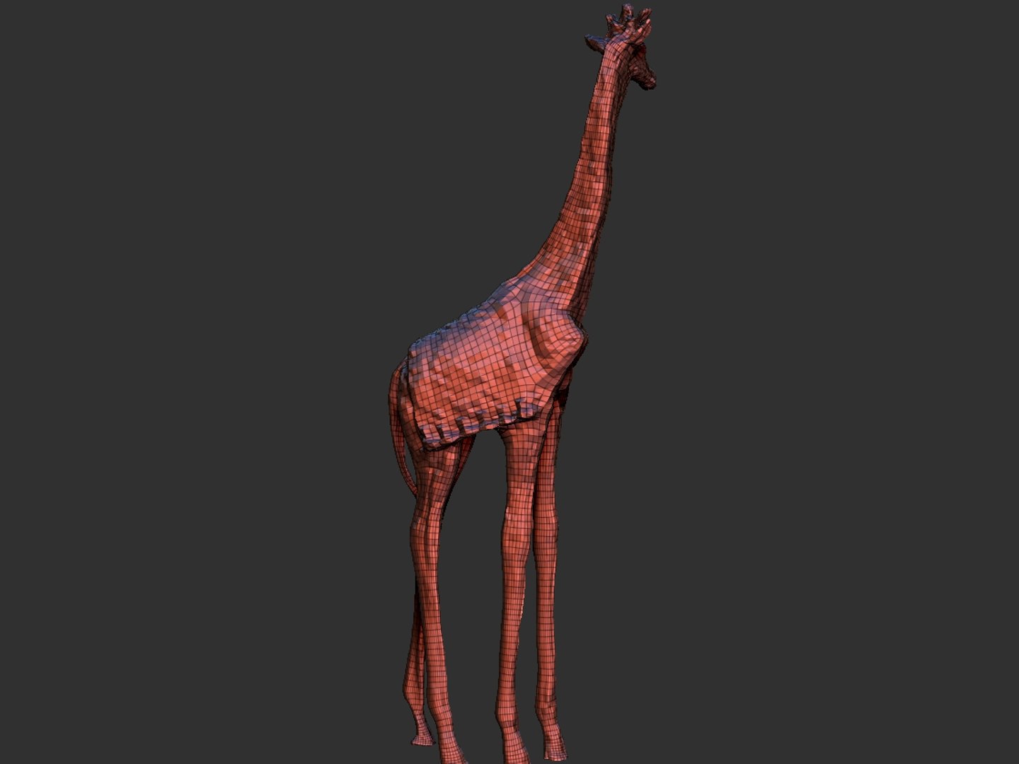 3D Stone Giraffe Hd Model - TurboSquid 1525177