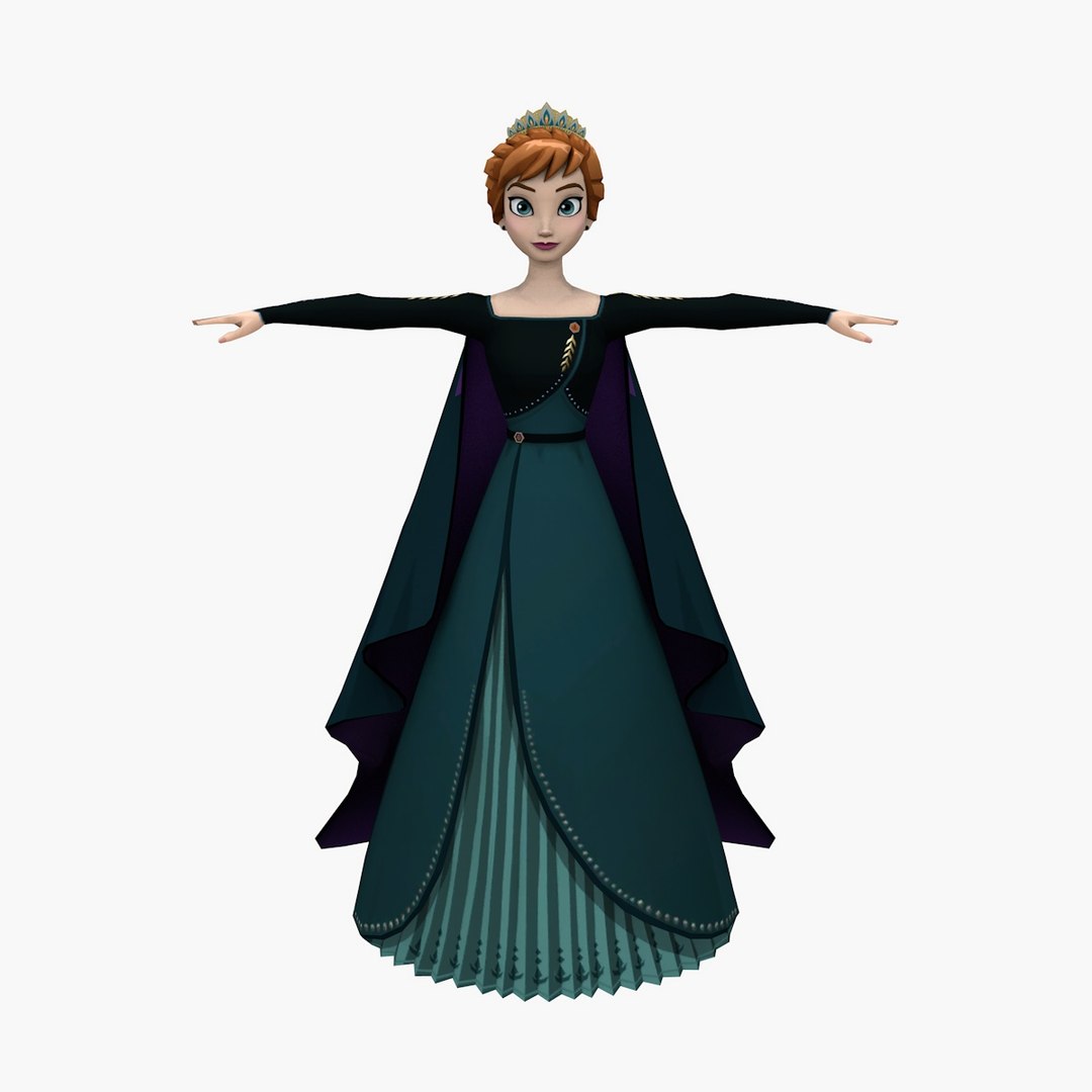 3D Anna Queen Model - TurboSquid 1844691