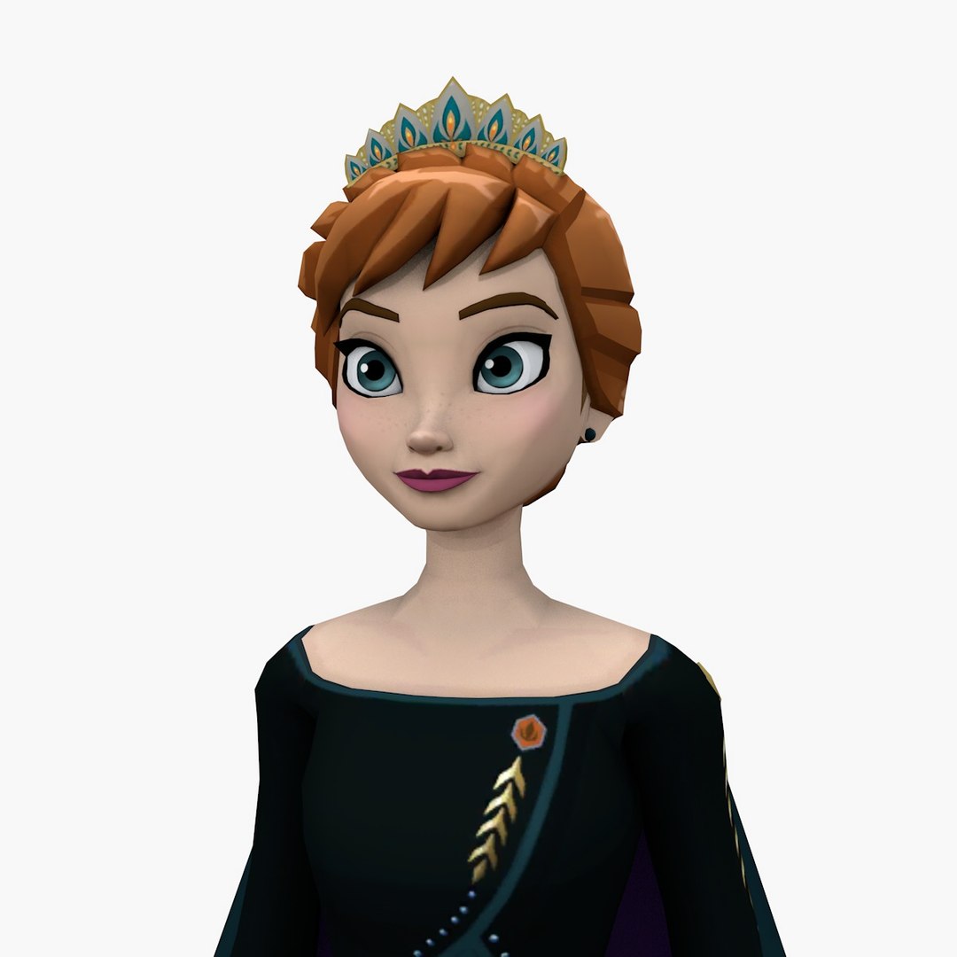 3D Anna Queen model - TurboSquid 1844691