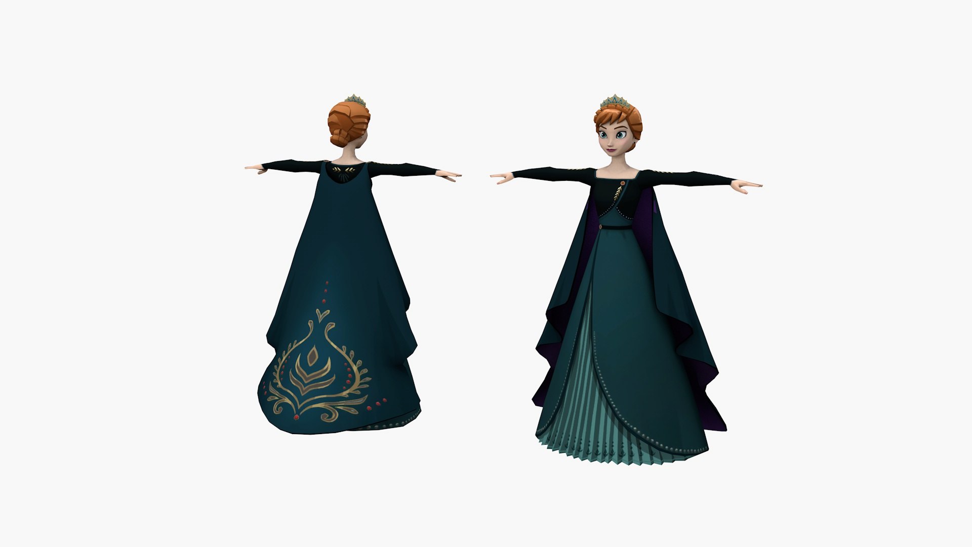 3D Anna Queen Model - TurboSquid 1844691