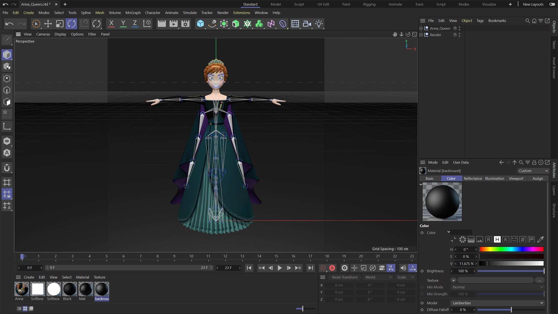 3D Anna Queen Model - TurboSquid 1844691