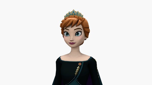 3D Anna Queen model - TurboSquid 1844691