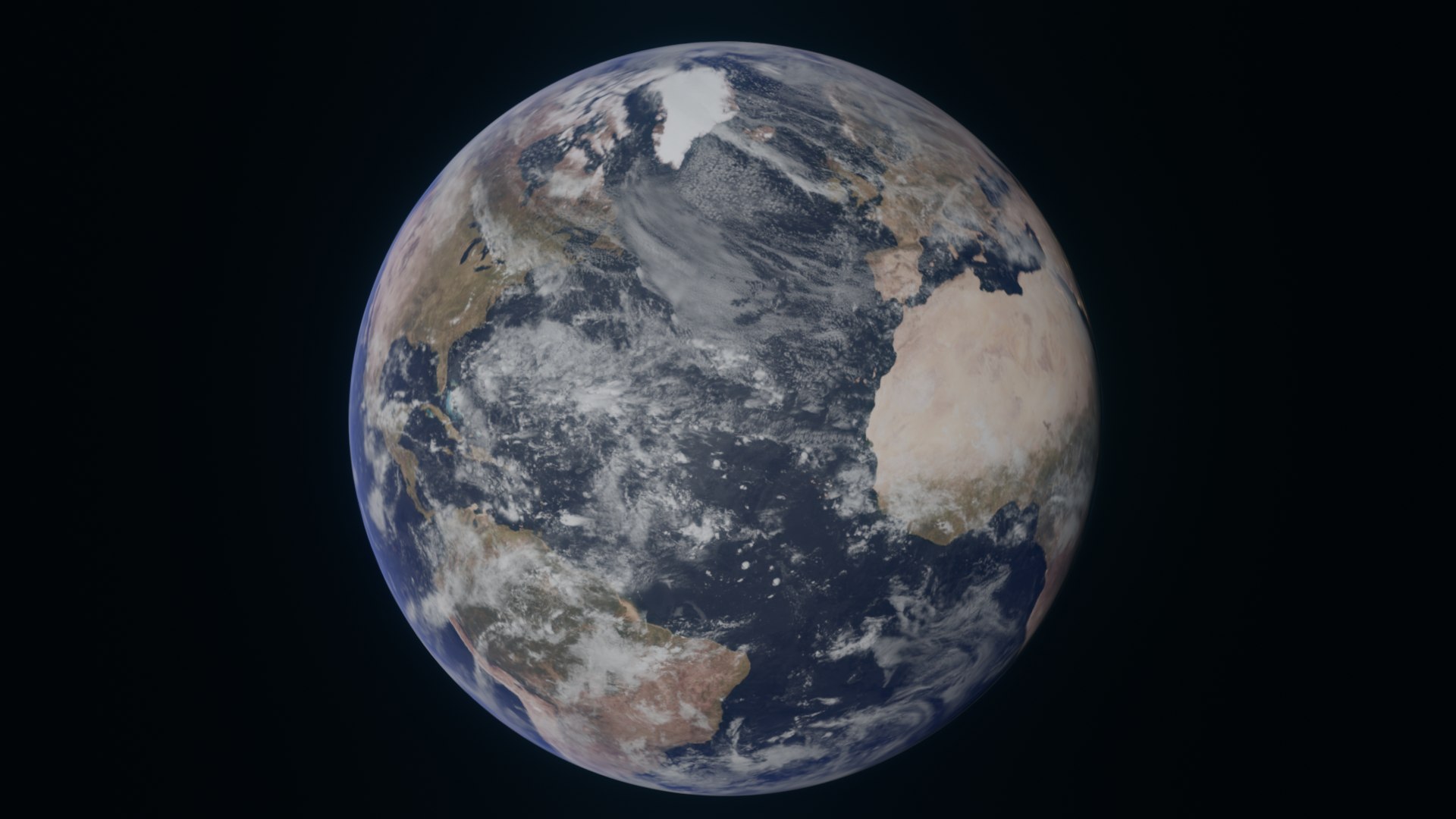 3D Model Earth Atmosphere Modeled - TurboSquid 1605477