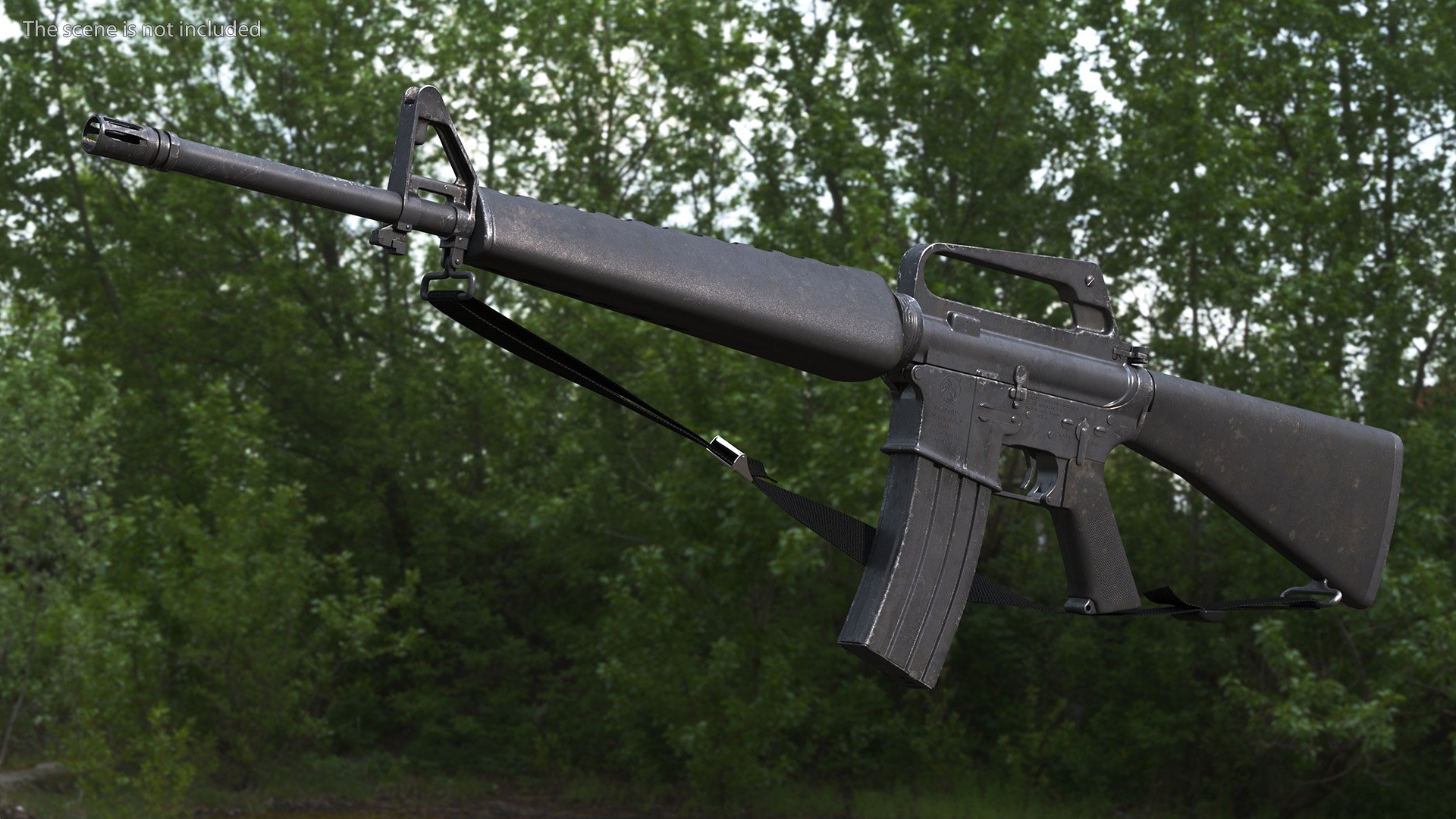 3D M16 Rifle - TurboSquid 2216659