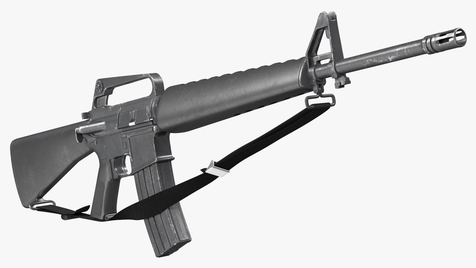 3D M16 Rifle - TurboSquid 2216659