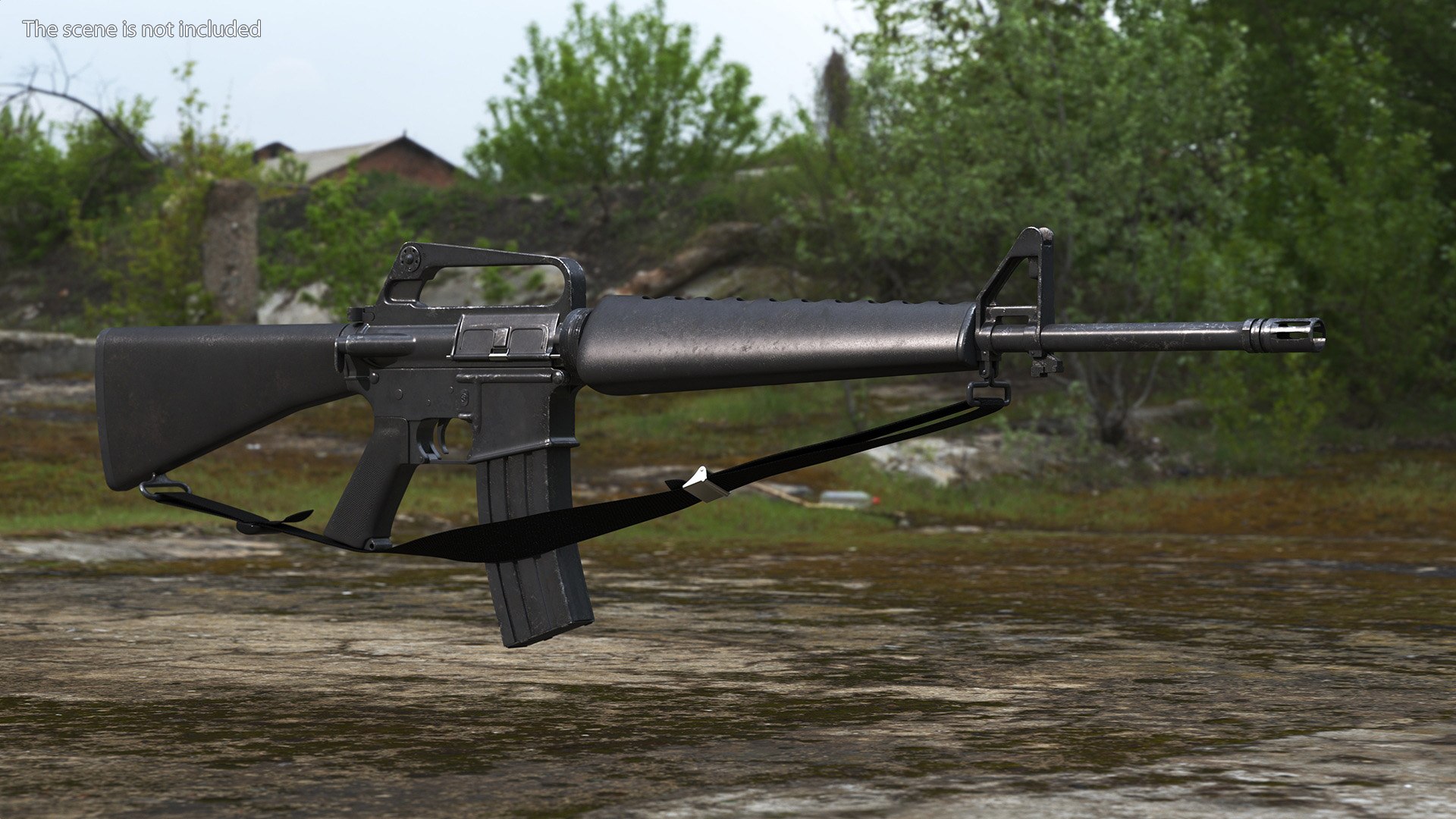 3D M16 Rifle - TurboSquid 2216659