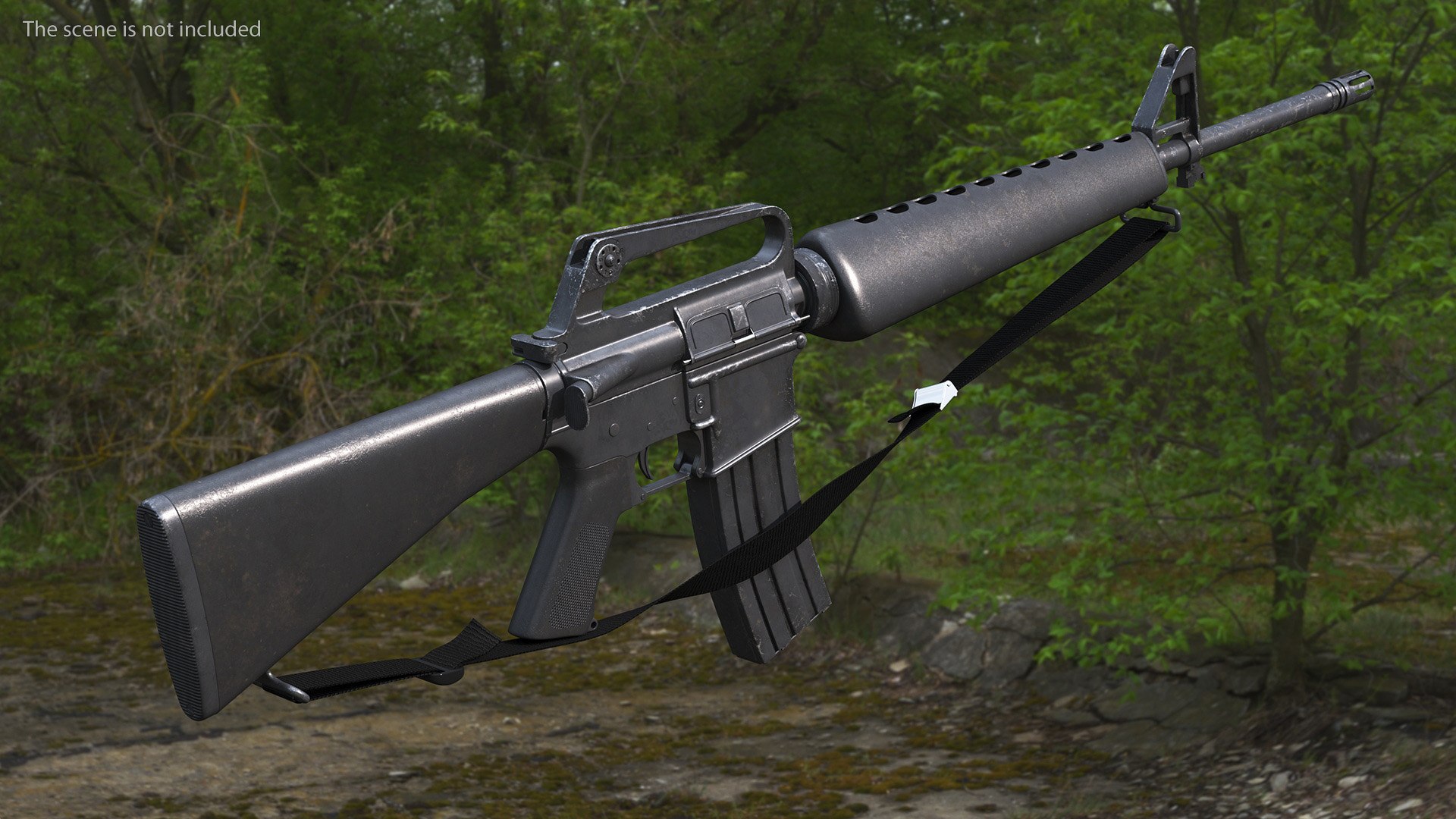 3D M16 Rifle - TurboSquid 2216659