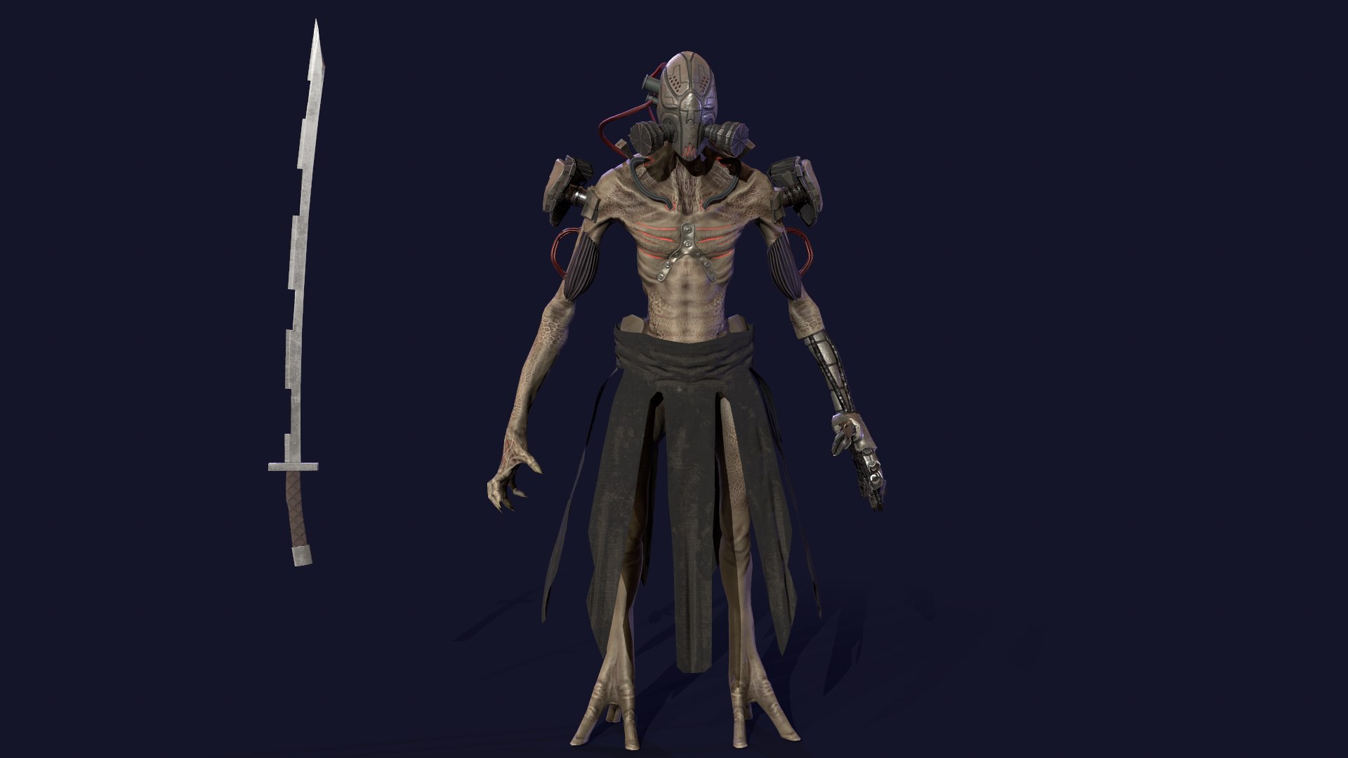 3D MonsterCyber Model - TurboSquid 1786582