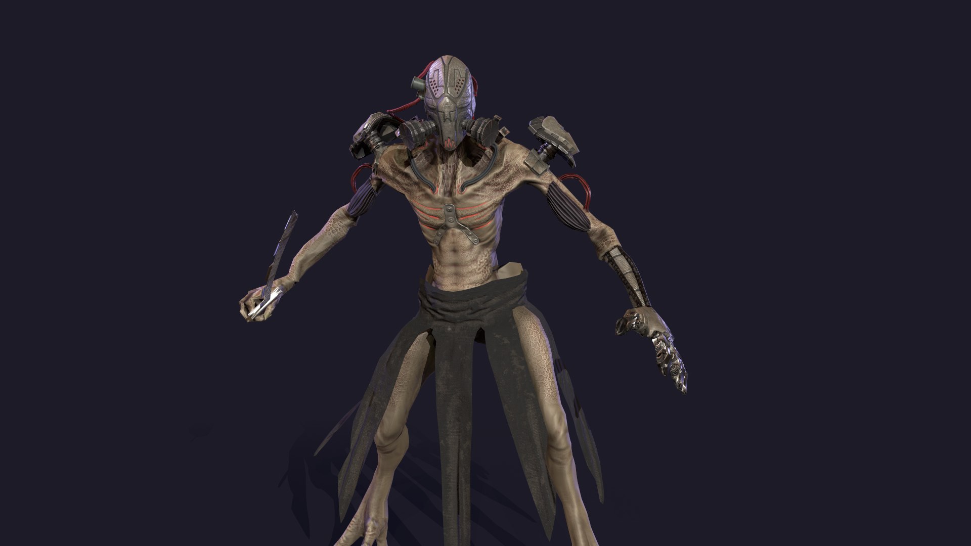 3D MonsterCyber Model - TurboSquid 1786582