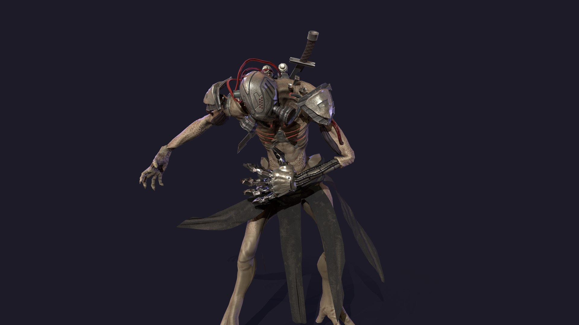 3D MonsterCyber Model - TurboSquid 1786582