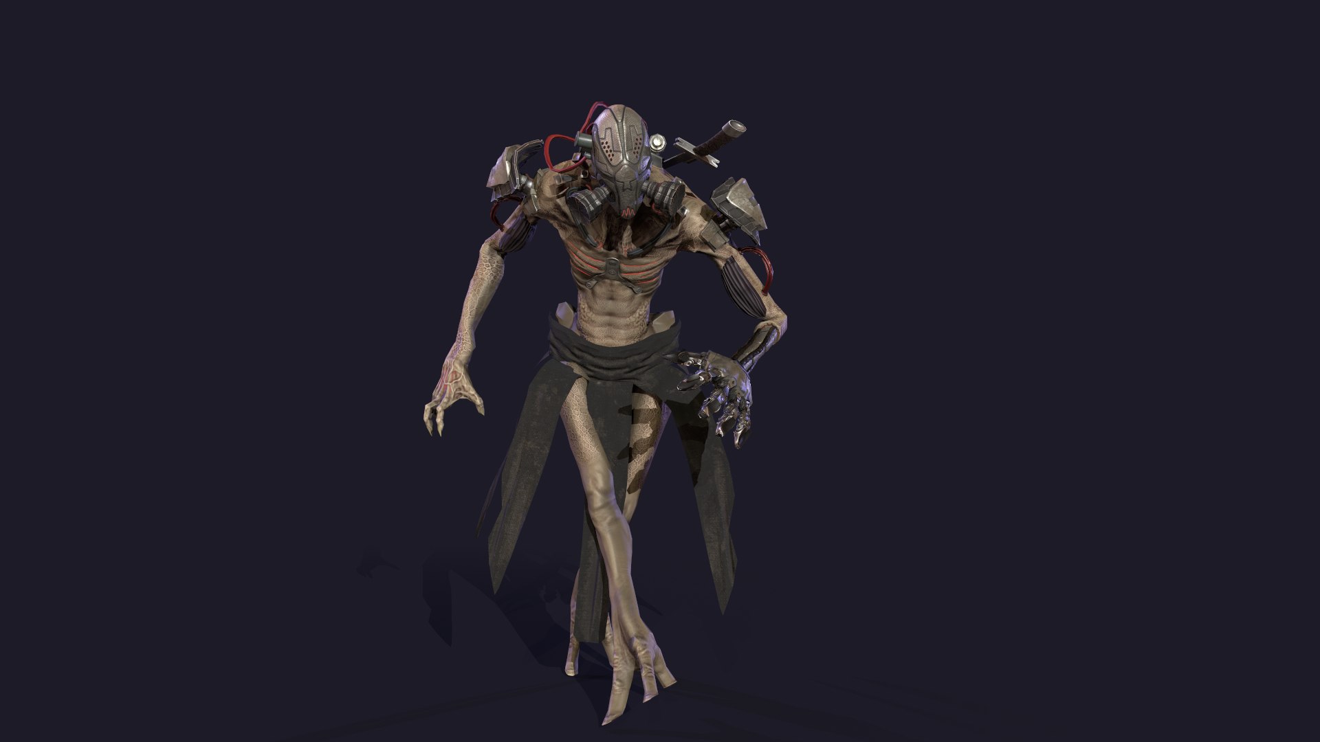 3D MonsterCyber Model - TurboSquid 1786582