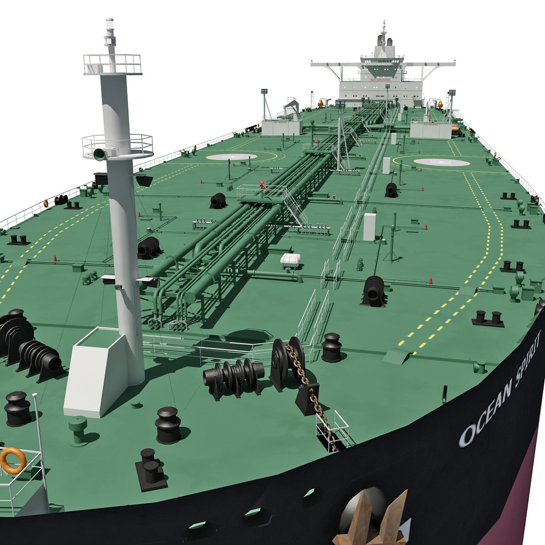 Oil Tanker Ship 3d Model