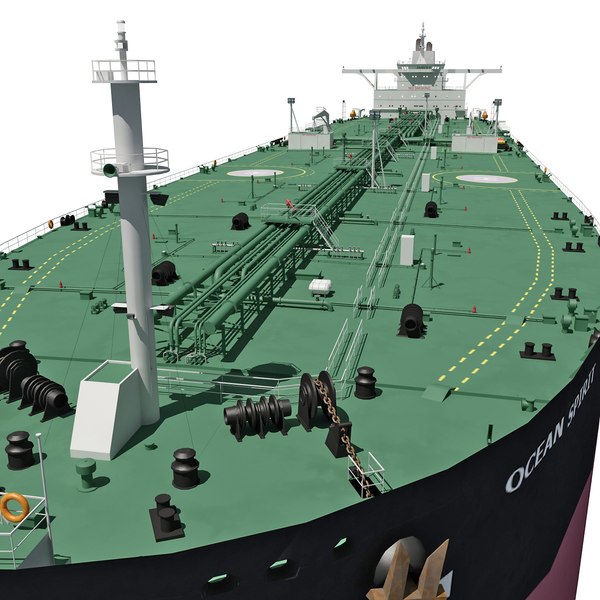 oil tanker ship 3d model