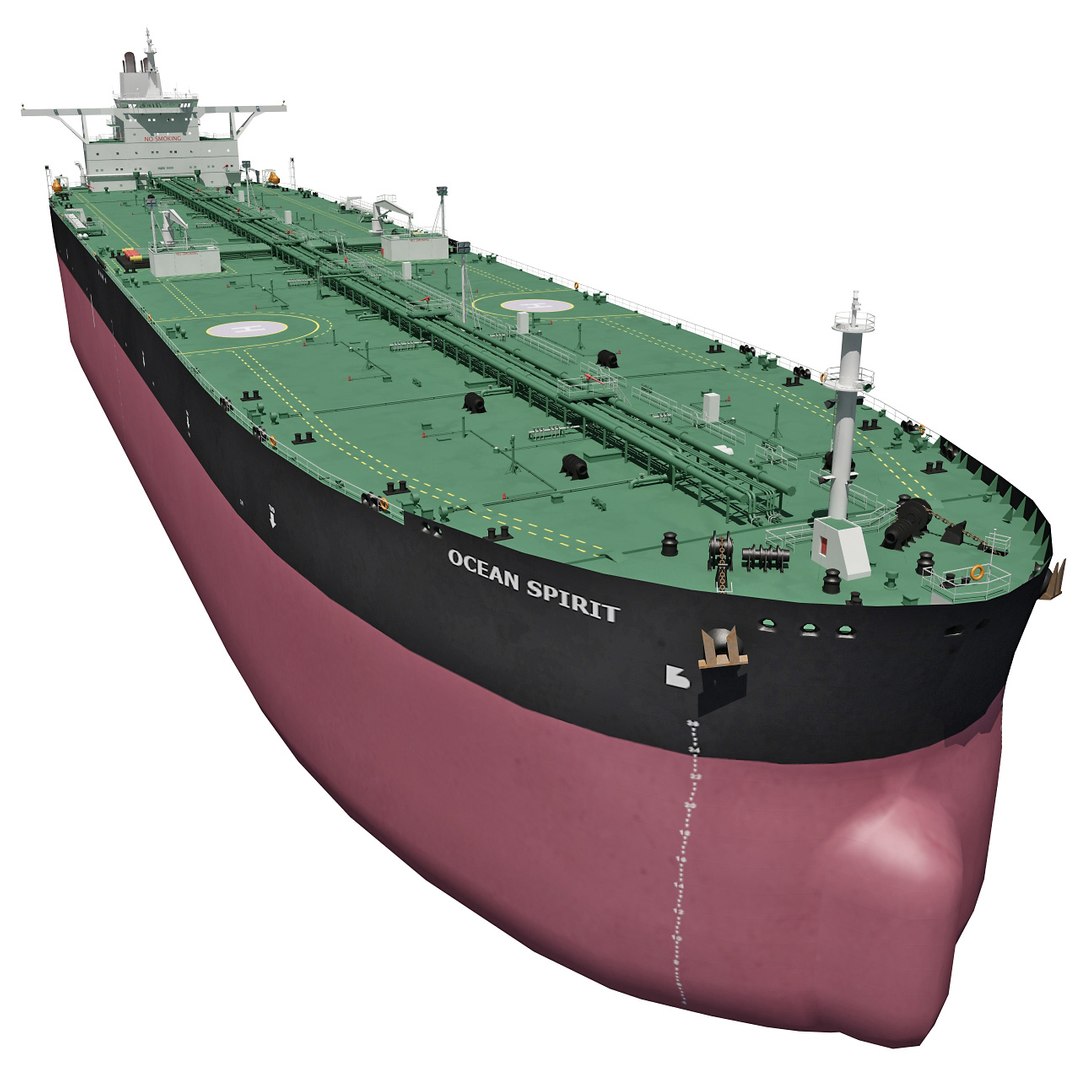 Oil Tanker Ship 3d Model