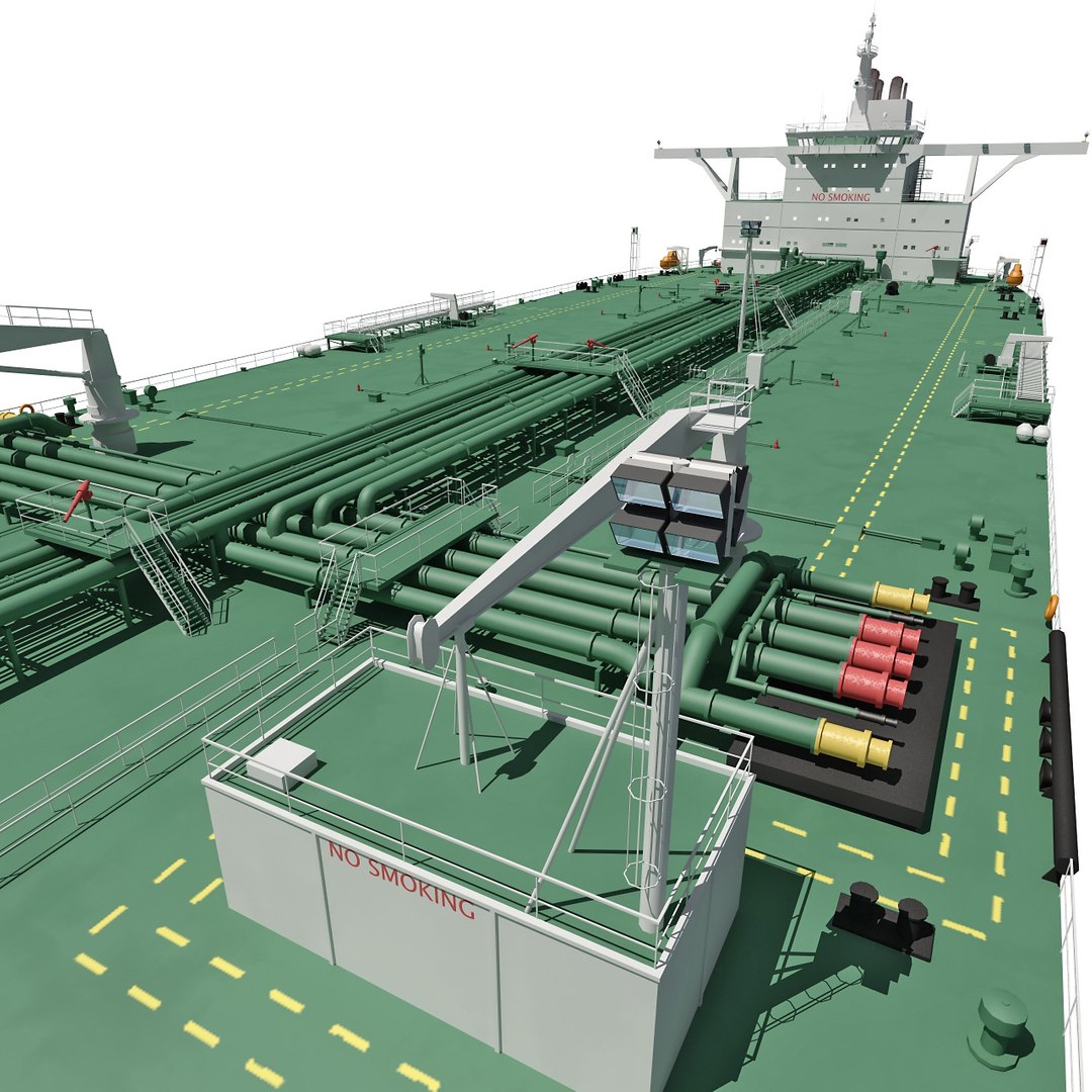 Oil Tanker Ship 3d Model