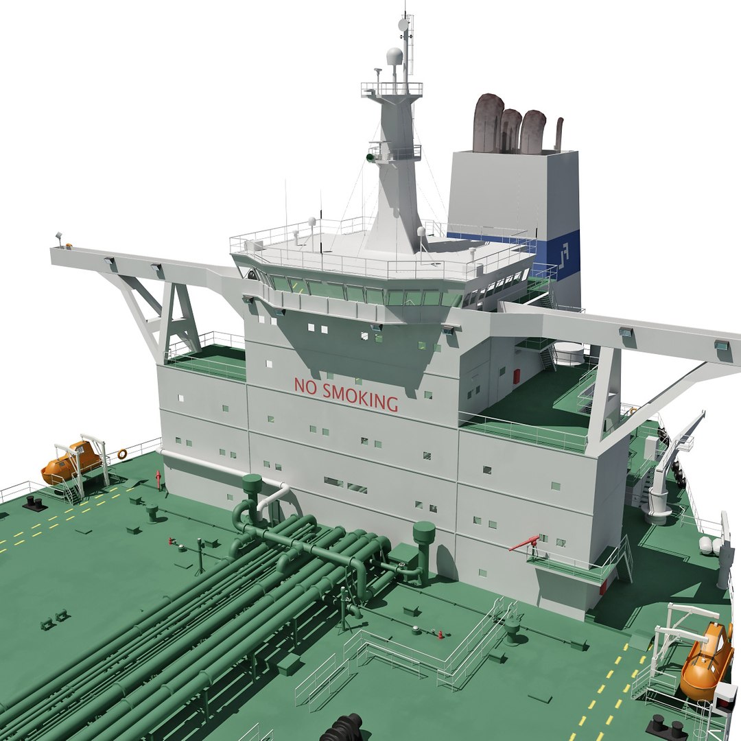 Oil Tanker Ship 3d Model