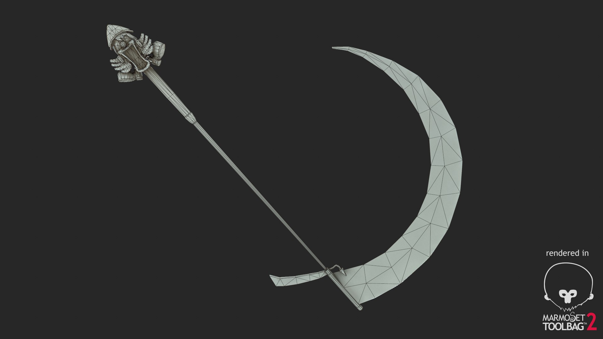 Ready Kaito Scythe Included 3d Obj