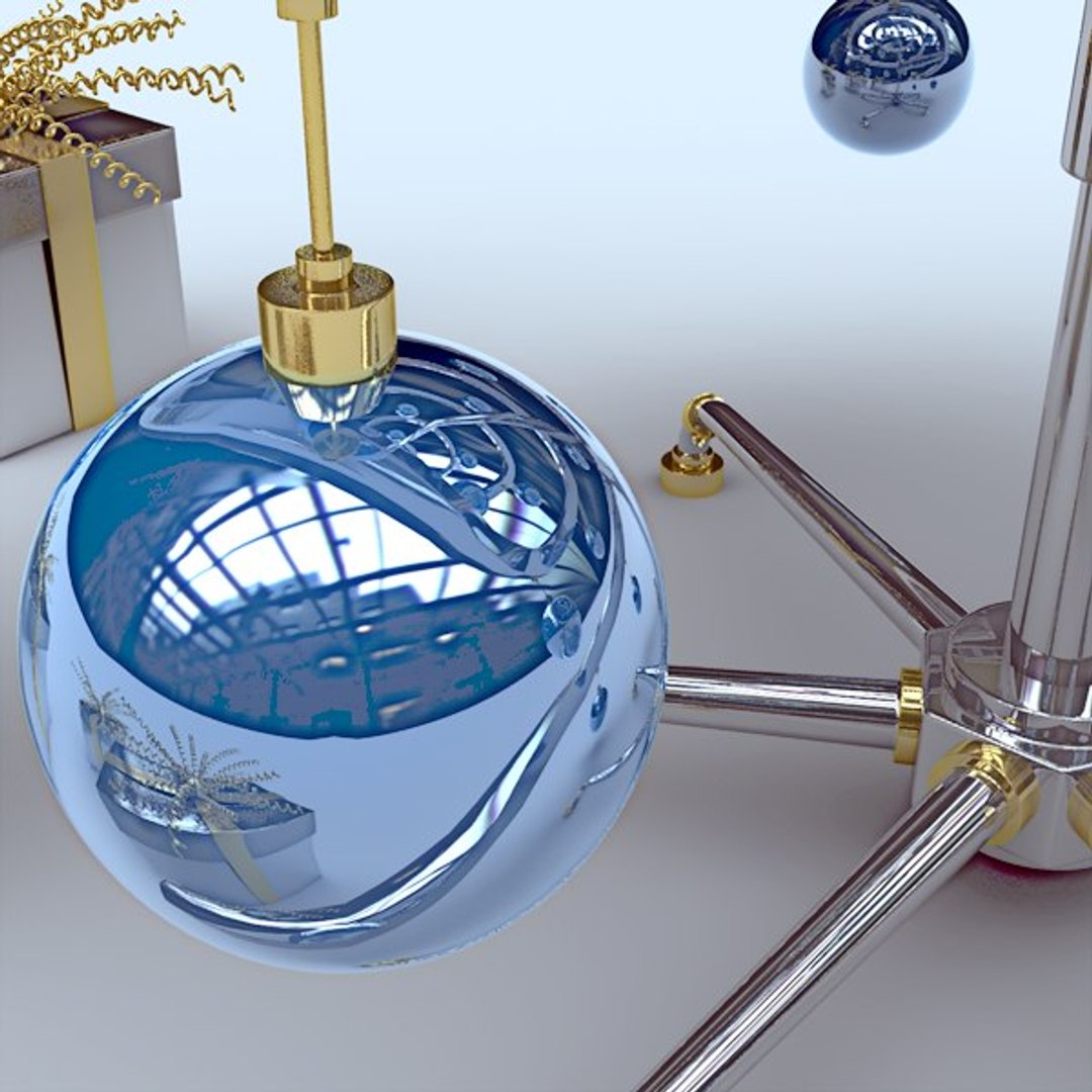 3d design christmas tree metal