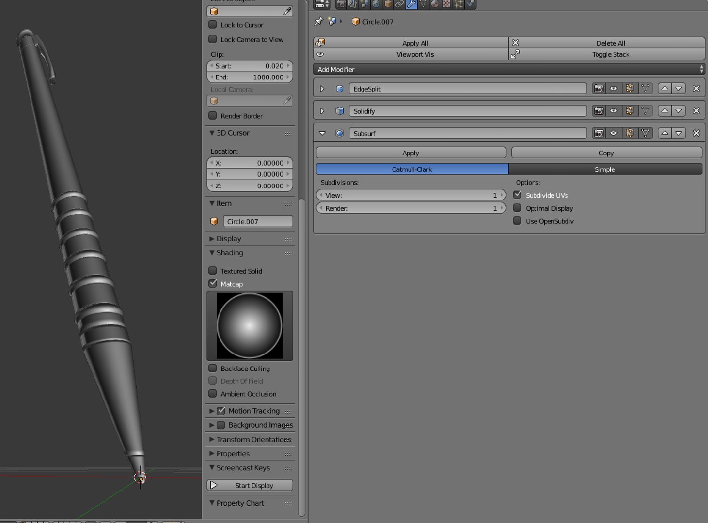 3d Model Pen