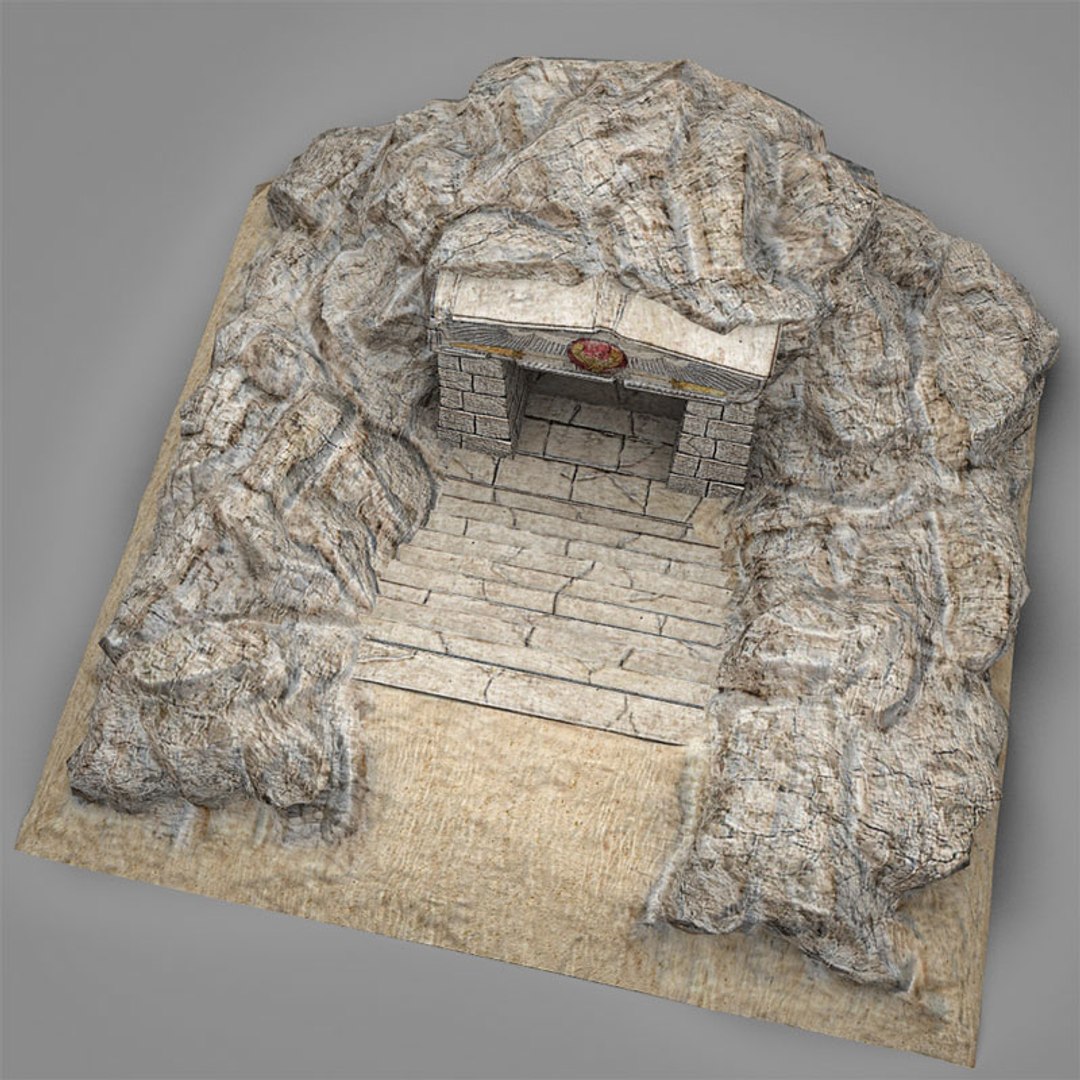 3d Cave-entrance Cave Entrance Model
