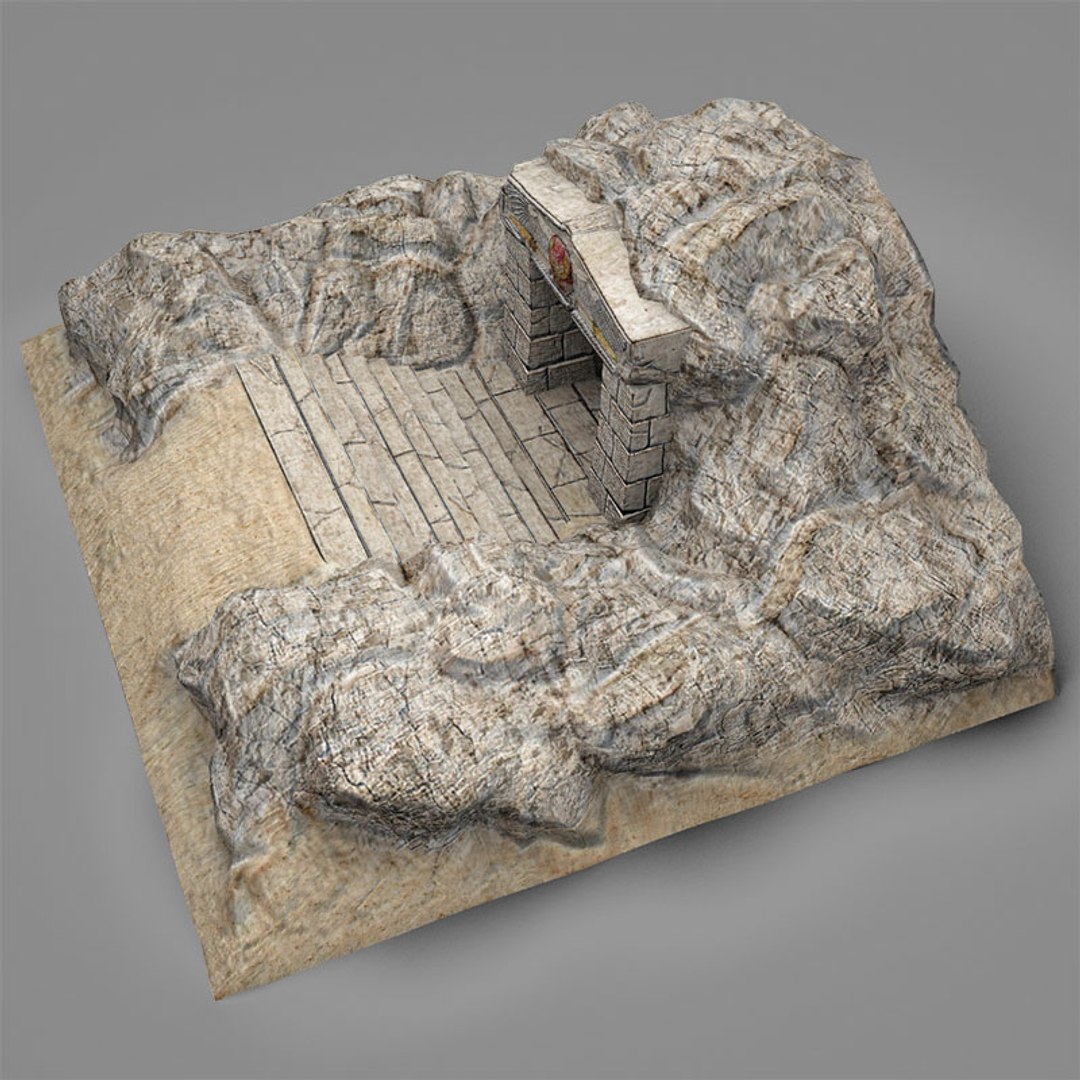 3d Cave-entrance Cave Entrance Model