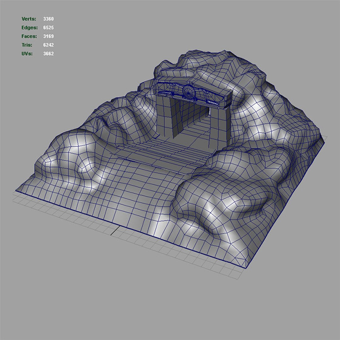 3d Cave-entrance Cave Entrance Model