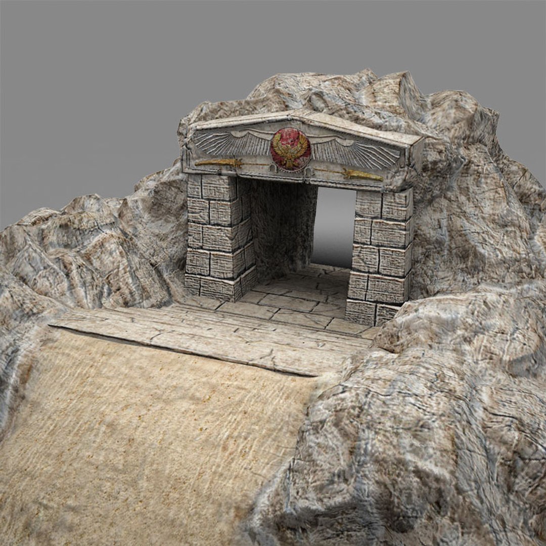 3d Cave-entrance Cave Entrance Model
