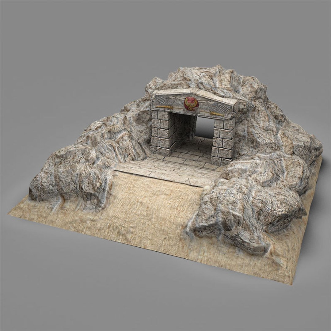 3d Cave-entrance Cave Entrance Model