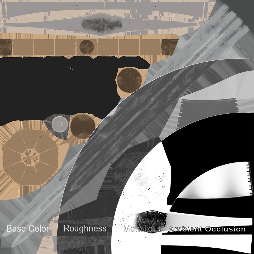 3D Sword003 8K PBR Textures - TurboSquid 2063731