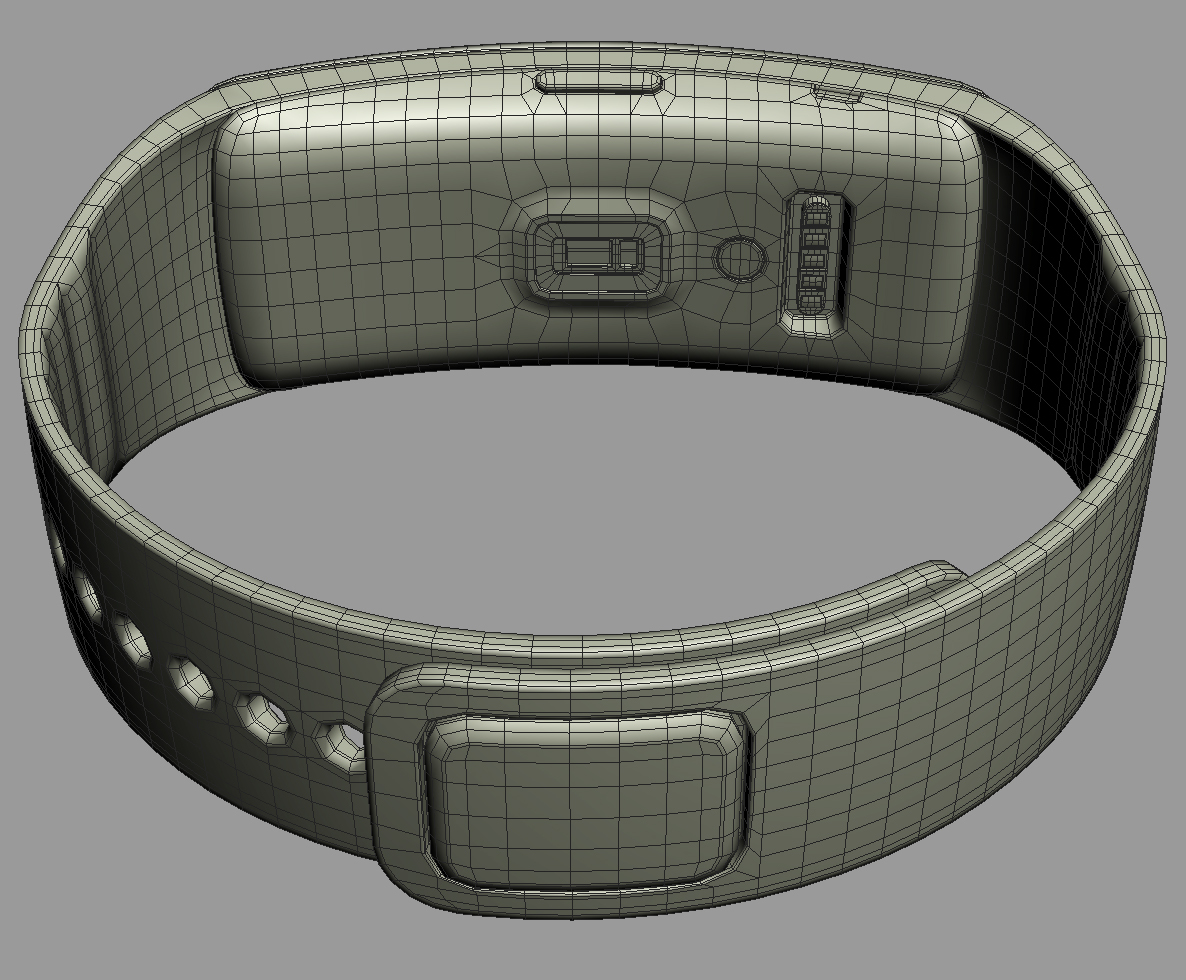 3d samsung gear fit model