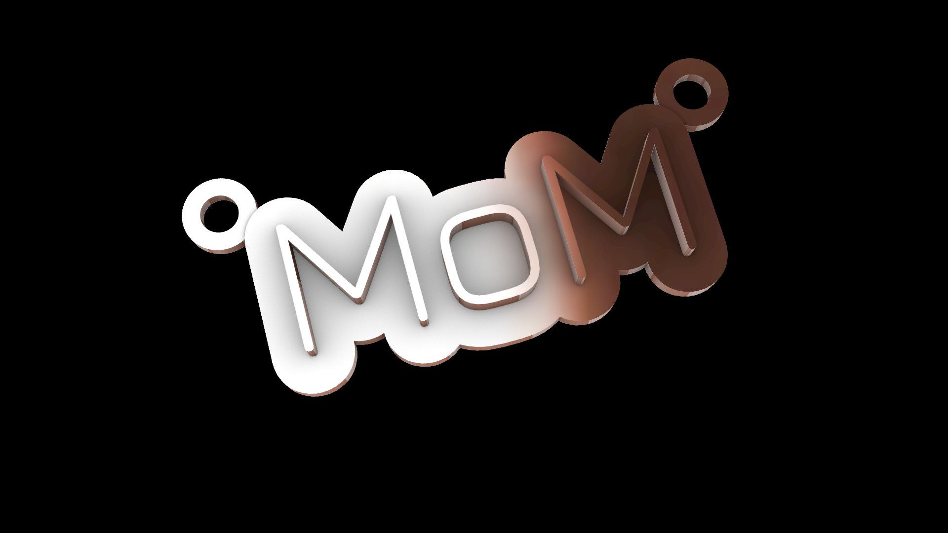 3D Mom Name Pendant 1 - TurboSquid 2396751