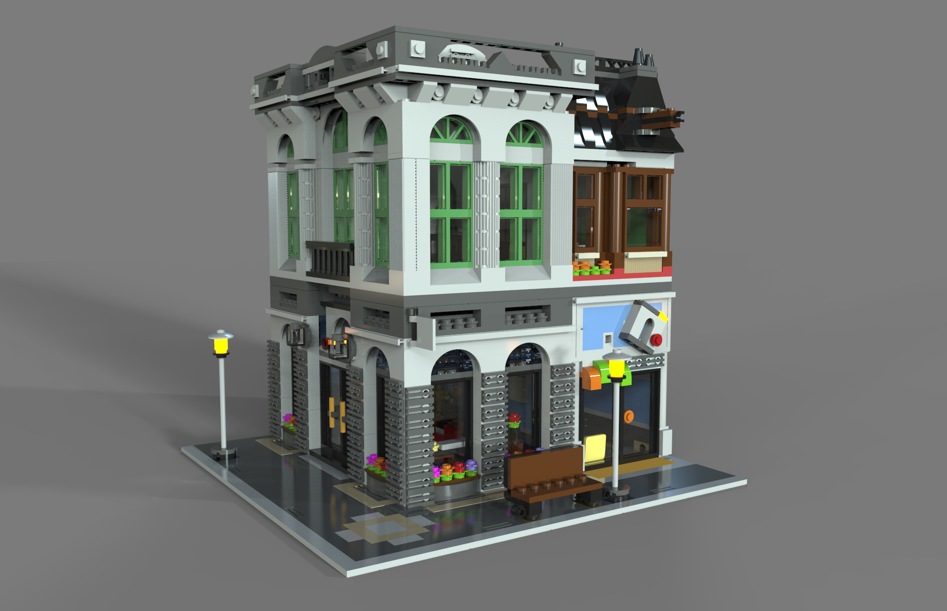 Lego bank 3D model - TurboSquid 1215706