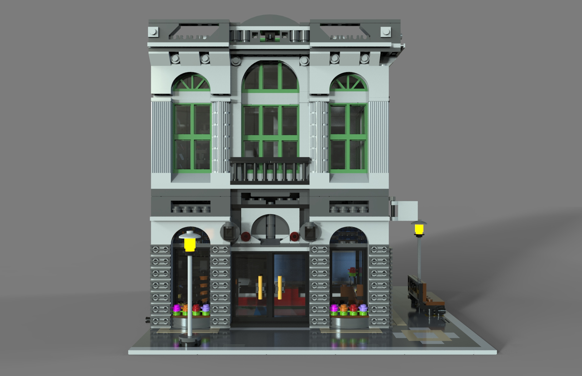 Lego bank 3D model - TurboSquid 1215706