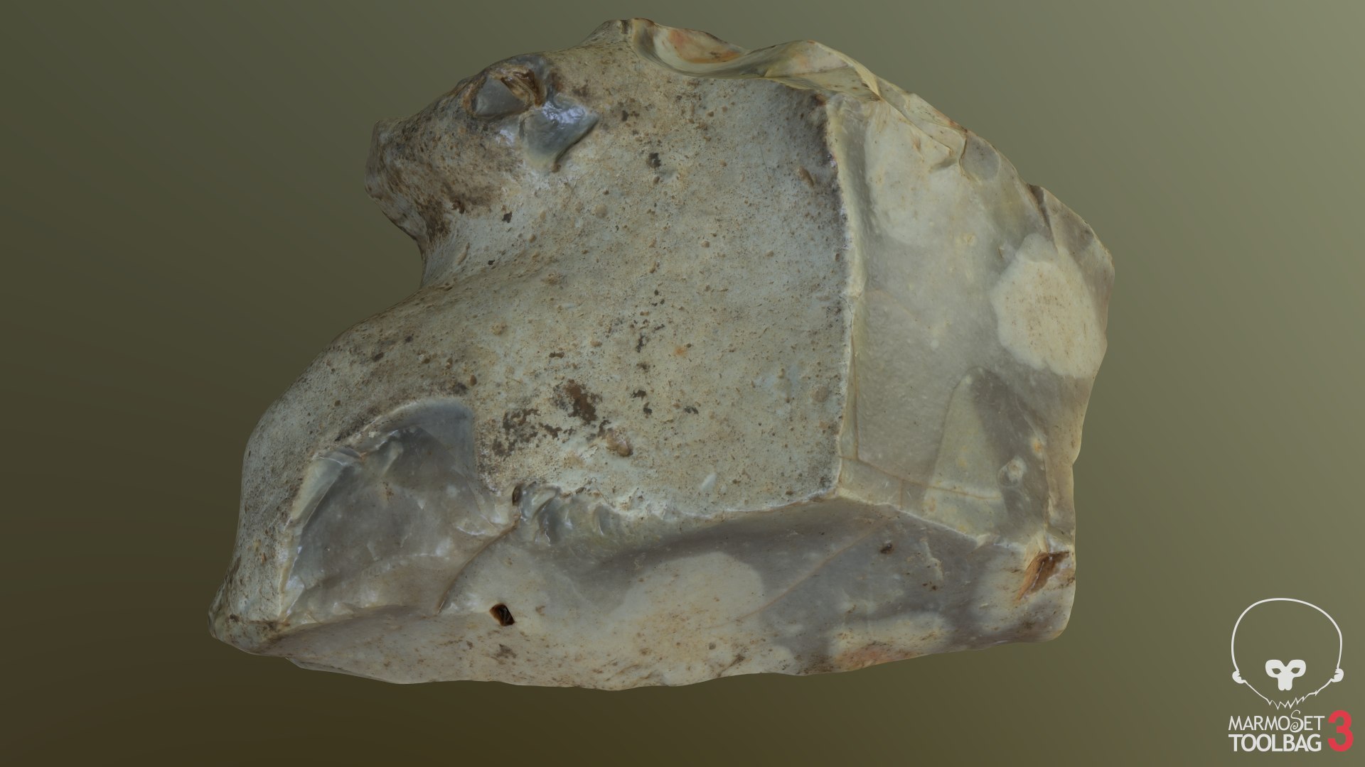 Flint Rock 3D Model - TurboSquid 1743236