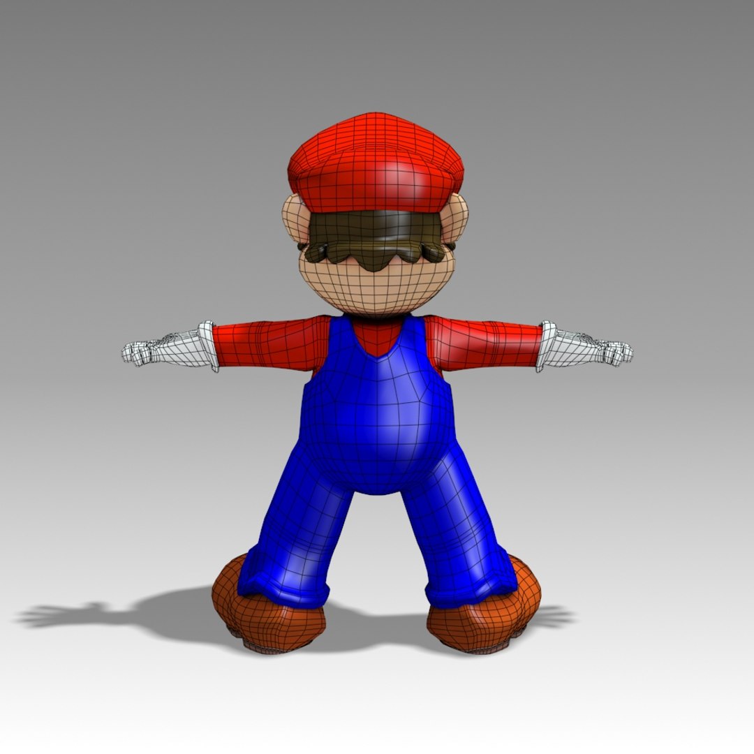 3d Model Super Mario Rigged