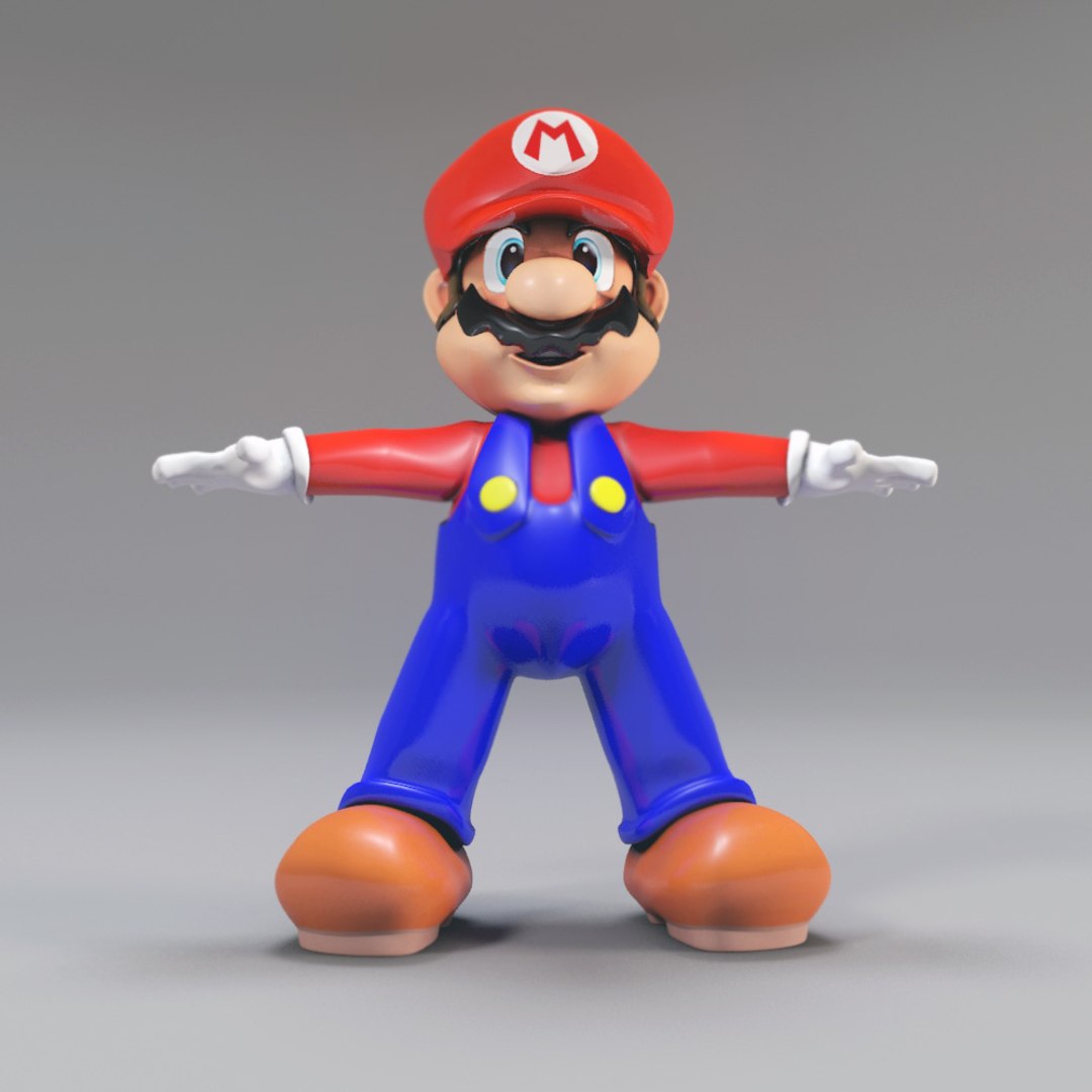 3d Model Super Mario Rigged
