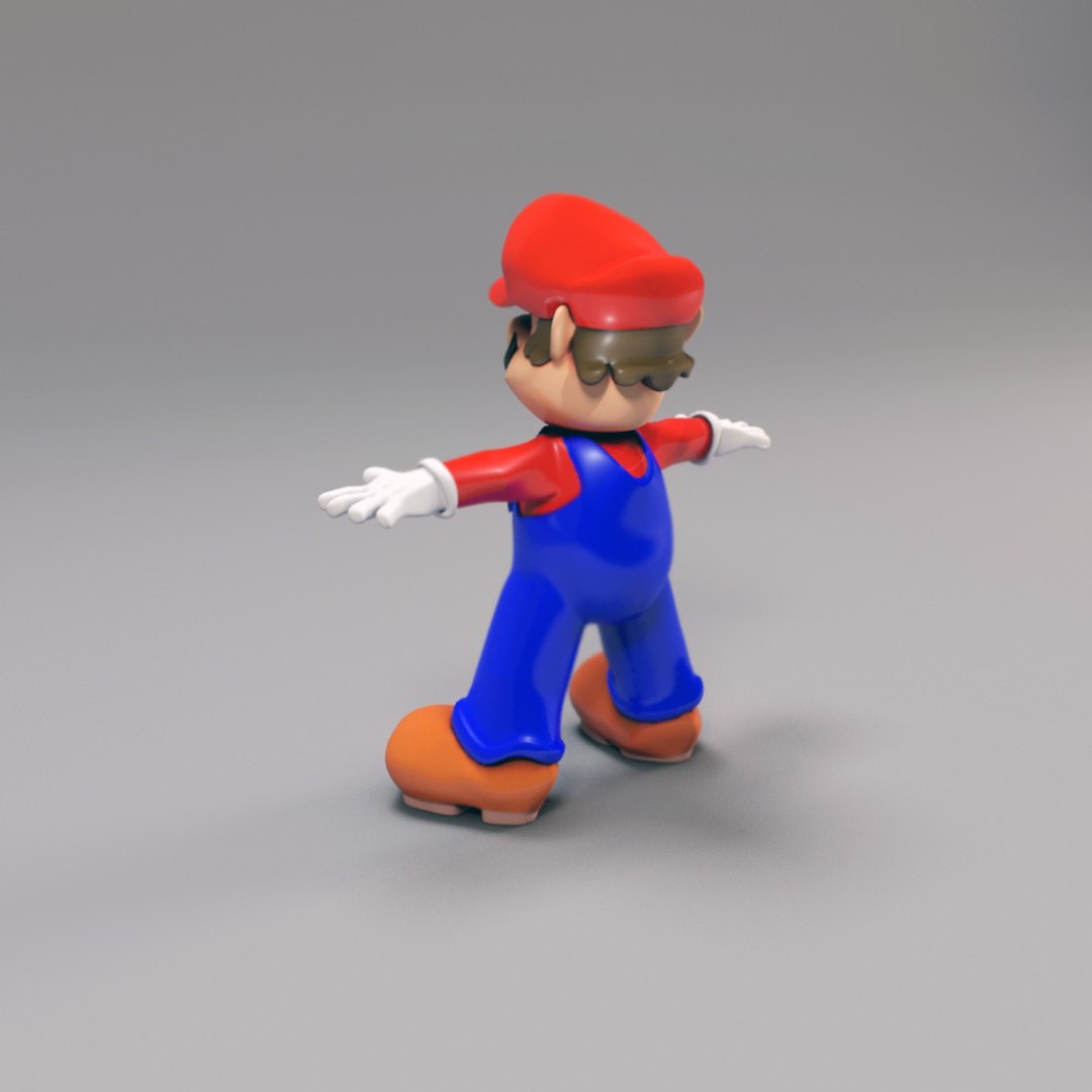3d Model Super Mario Rigged
