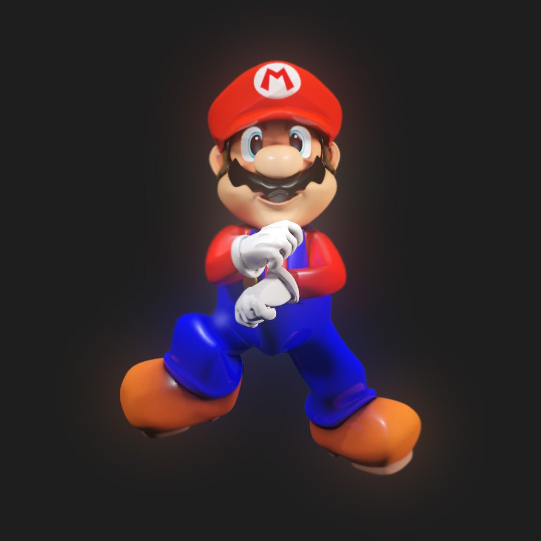 3d Model Super Mario Rigged