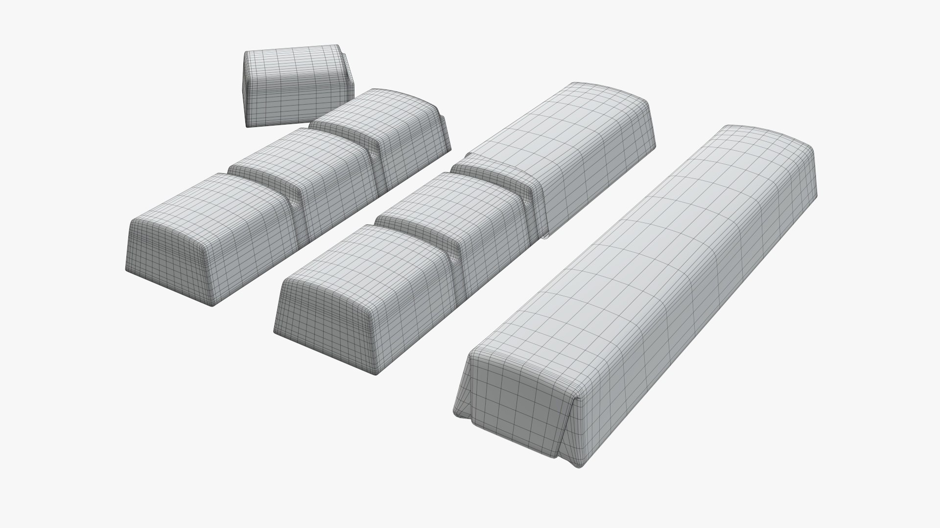 Chocolate Bar Model - TurboSquid 1528447