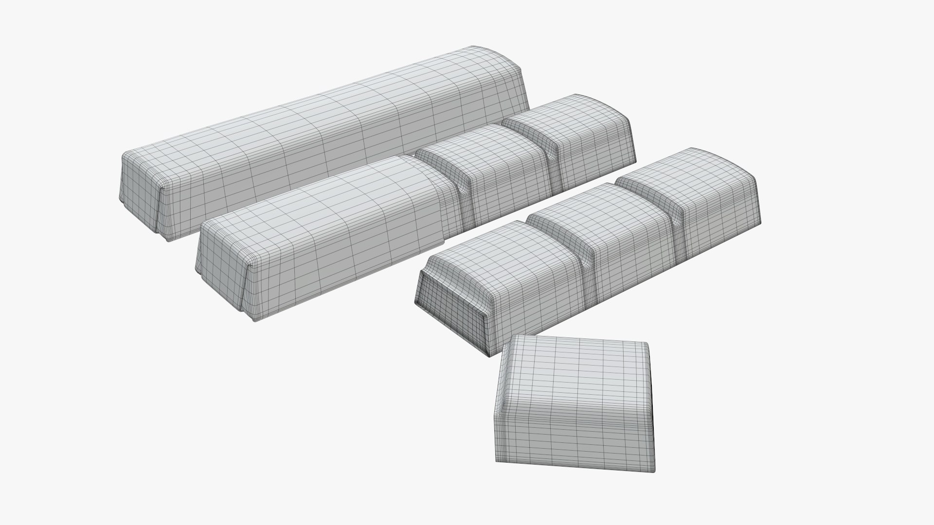Chocolate Bar Model - TurboSquid 1528447