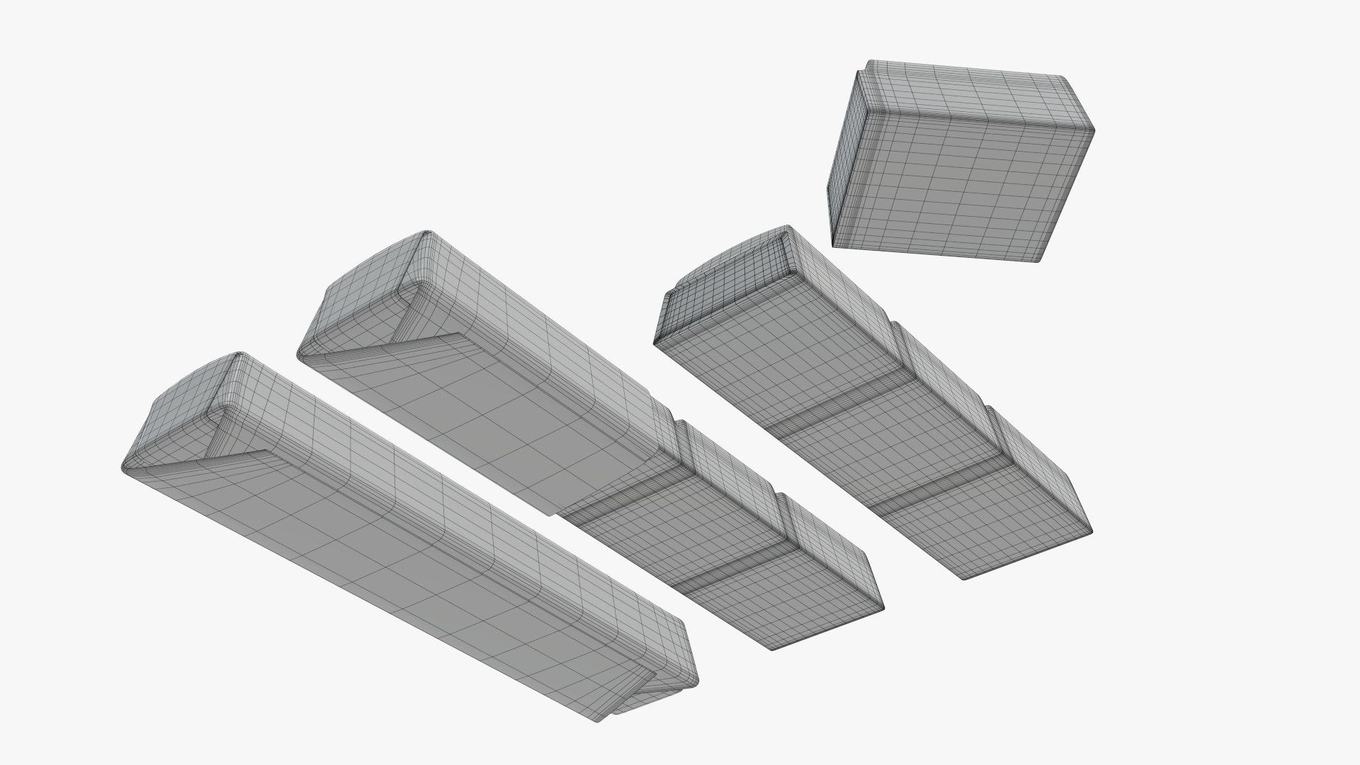 Chocolate Bar Model - TurboSquid 1528447
