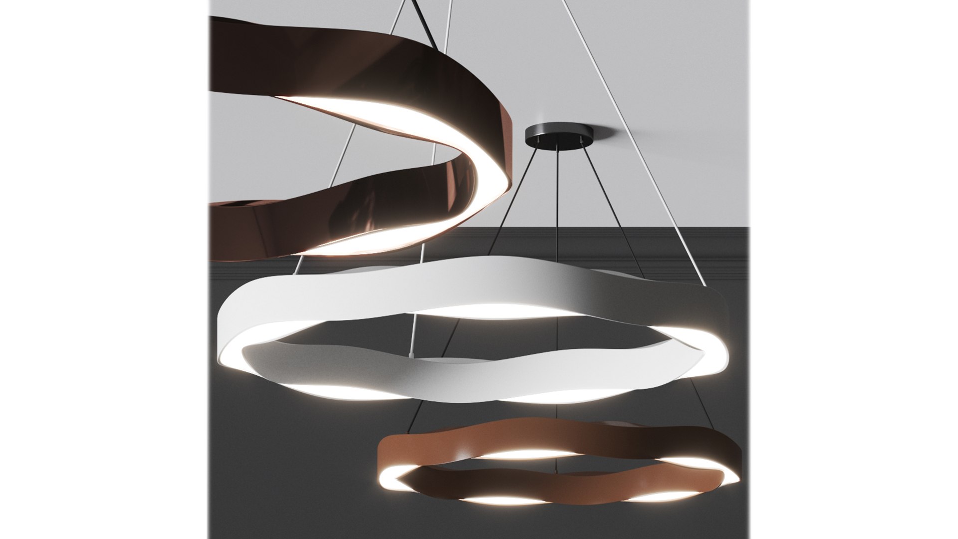 Hello By GROK Pendant Light 3D Model - TurboSquid 2114502