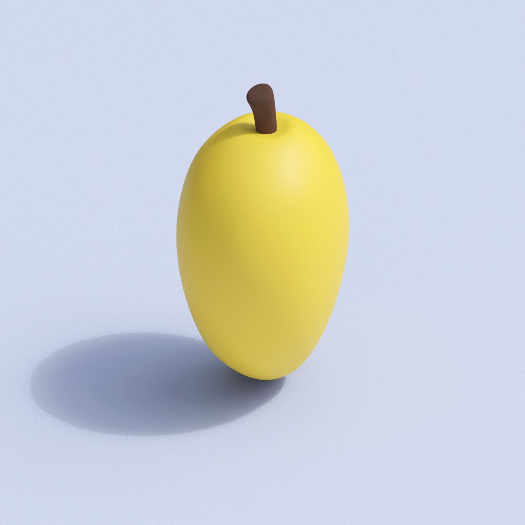3D Model Stylized Mango - TurboSquid 1453186