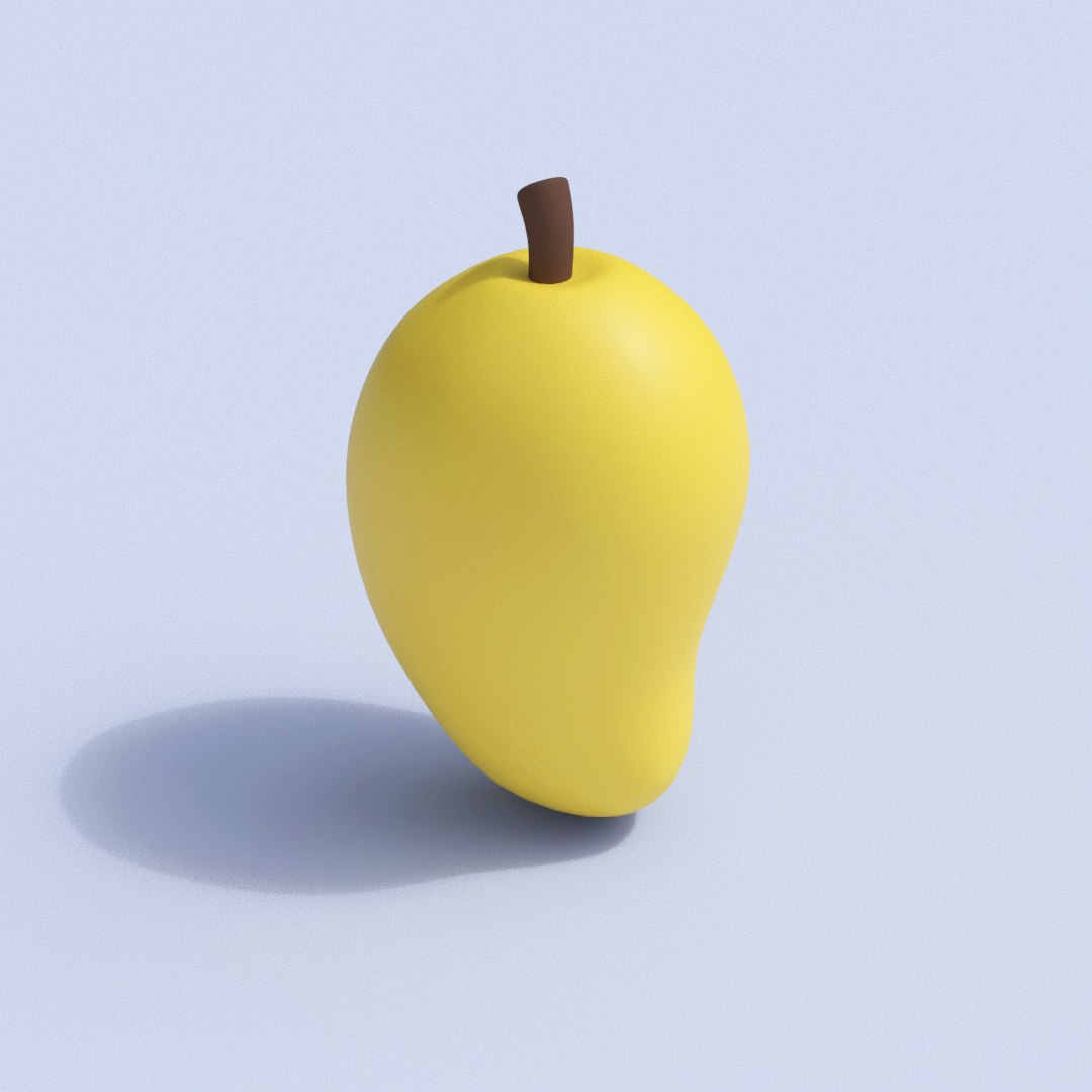 3D Model Stylized Mango - TurboSquid 1453186