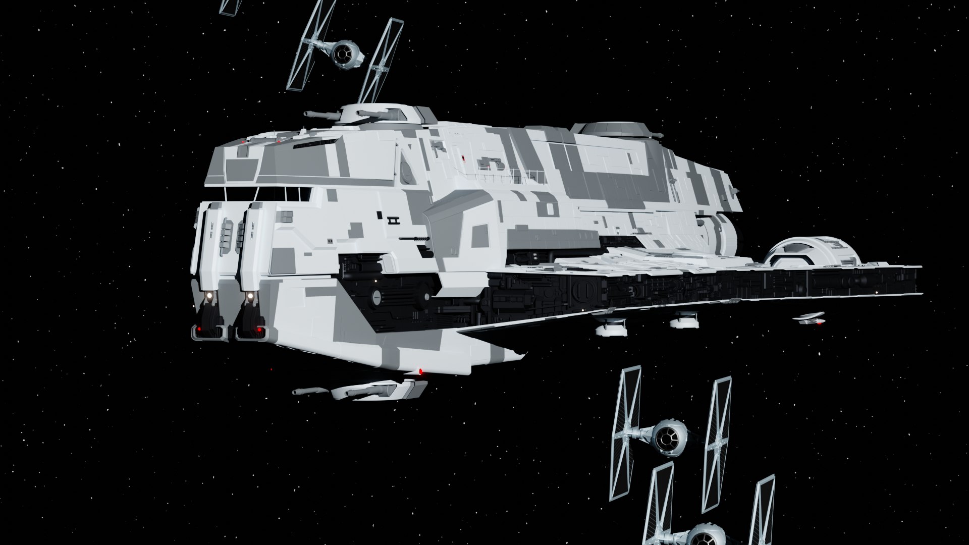 Gozanti Attack Cruiser LITE Model - TurboSquid 1793244